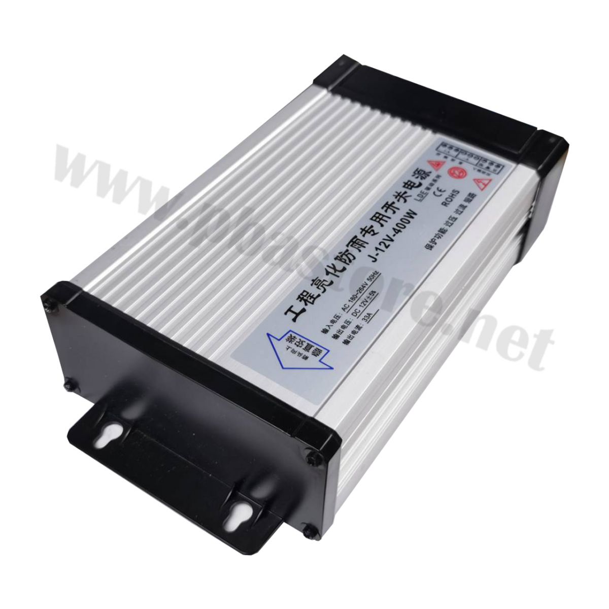 Switching Power Supply 12V 33A 400W หม้อแปลงแบบบล็อกอลูมิเนียม เป็นแหล่งจ่ายไฟกระแสสลับแบบกันน้ำ ...